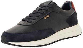BOSS Boss Homme Vinston_Runn_sdgrlt Entraîneurs, Bleu foncé, 40 EU