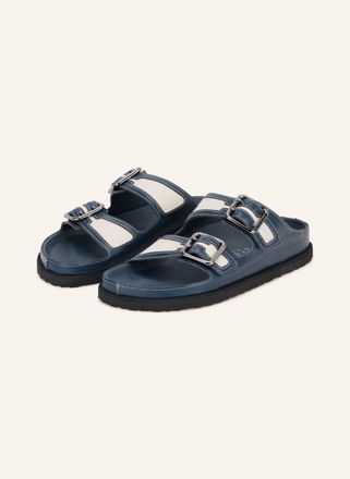 Birkenstock 1774 Birkenstock Pantoletten Arizona Bold Canvas blau