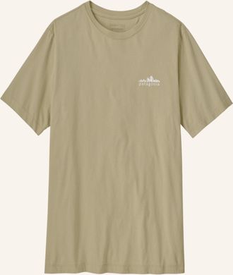 Patagonia T-Shirt Fitz Roy Foothills beige