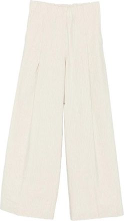Dries Van Noten Femme, Pantalons, Beige, Taille: 38 FR Wide Pantalons