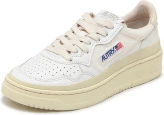 Autry Femme, Chaussures, Blanc, Taille: 37 EU Medalist Low Vintage Effect