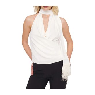 Nenette Folie Top - - Tops - Damen - Wei&szlig; - S