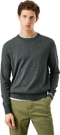Pepe Jeans London Andre Crew Neck Tricot, Gris fonc&eacute; chin&eacute;, M Homme