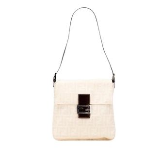 Fendi Pre-owned Canvas Shoulder Bag - - Pre-owned - Damen - Beige - ONE SIZE