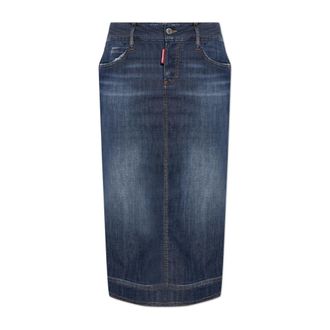 Dsquared2 Denimrock mit Taschen - - Skirts - Damen - Blau - M