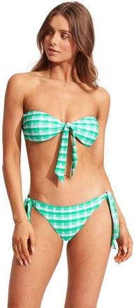 Seafolly Damen Bikinioberteil Portofino Twist Tie Front Bandeau