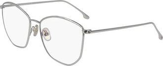 Victoria Beckham Femme, Accessoires, Gris, Taille: ONE Size Metal Lunettes Frame