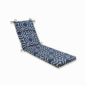 Pillow Perfect Carmody Chaiselongue Kissen für drinnen und draußen, Marineblau