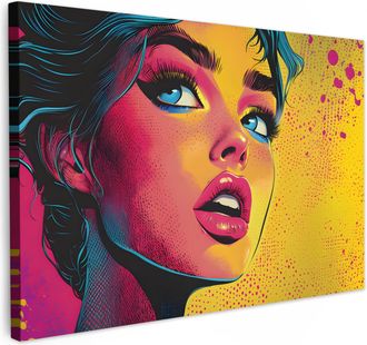 MuchoWow &copy; Bilder Gro&szlig; 120x80 cm XXL Wohnzimmer Deko Modern Wandbild Kunstdruck auf Leinwand Bild Schlafzimmer &uuml;ber Bett Room Decor Geschenke Nahaufnahme - Ges