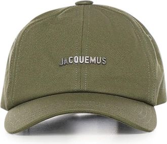 Jacquemus Homme, Accessoires, Vert, Taille: 58 CM La Casquette Gadjo Cap