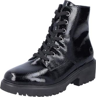 Rieker Femme 76002 Bottes à Lacets, Noir, 37 EU Large