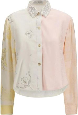 E.L.V. Denim E.l.v. Denim, Femme, Blouses et Chemises, Multicolore, Taille: 40 FR Chemise en coton &agrave; motifs