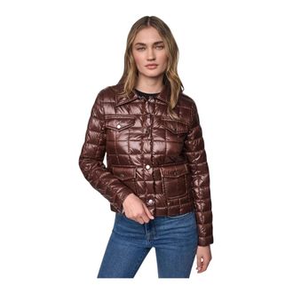 DKNY Metallic Steppjacke - - Jackets - Damen - Braun - M