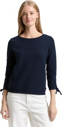 Tom Tailor Sweatshirt mit Raff&auml;rmeln