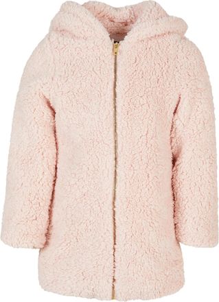 Urban Classics Damen Girls Sherpa Jacket pink, 146/152