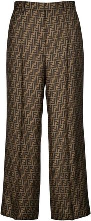 Fendi Damen Seidenhose