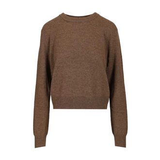 Lisa Yang Greer Rundhals-Pullover - - Knitwear - Damen - Braun - M