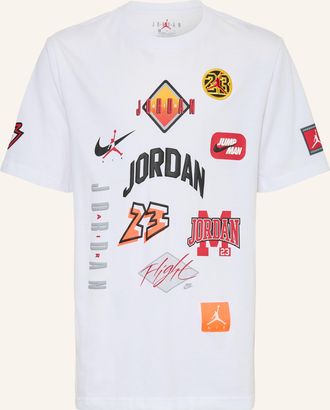 Nike Jordan T-Shirt Dynasty Patch weiss