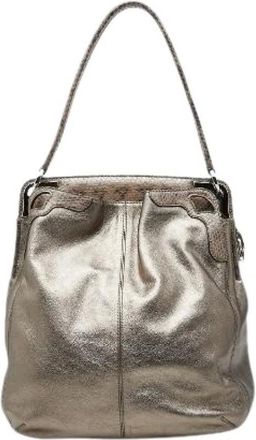 Cartier Pre-owned Sac bandouli&egrave;re en cuir python Marcello - Femme - Pre-owned - Beige - Taille: ONE Size