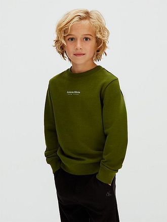Calvin Klein Logo-sweatshirt - Rich Cypress - Jungen - 14