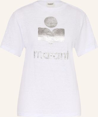 Isabel Marant Marant &Eacute;toile T-Shirt Zewel Aus Leinen weiss