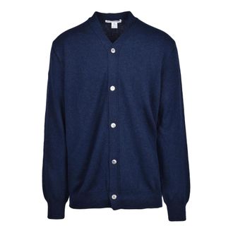 Comme Des Gar&ccedil;ons Cardigan con Bottoni - - Knitwear - Herren - Blau - S
