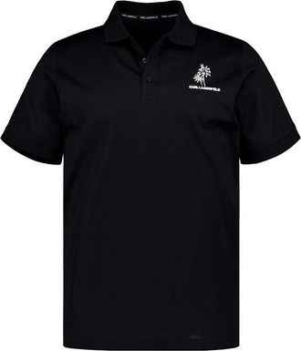 Karl Lagerfeld Herren Polo-Shirt schwarz