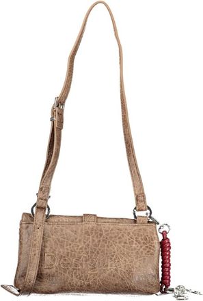 Desigual Mone Clutch Micro Bag - Femme - Sacs - Brun - Taille: ONE Size
