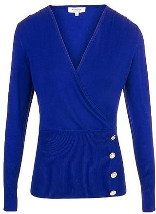 Morgan Femme 182-mojo.n Sweater, Ultra Bleu, XS EU