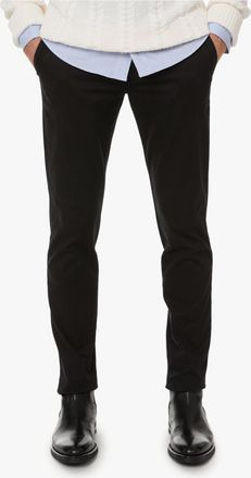 Tommy Hilfiger Pantalon chino droit en coton m&eacute;lang&eacute;