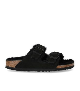 Birkenstock SANDALE ARIZONA SHEARLING NOIRE BIRKENSTOCK