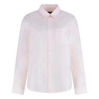 A.P.C. Boyfriend Baumwollhemd - - Blouses & Shirts - Damen - Rosa - XS