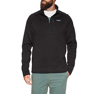 Patagonia Ms Better Sweater 1/4 Zip, Polaire performante Homme, Black, XXL
