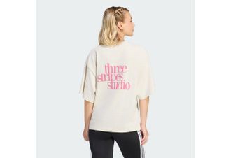 adidas T-Shirt 3 STRIPES STUDIO BOYFRIEND T-SHIRT (1-tlg)