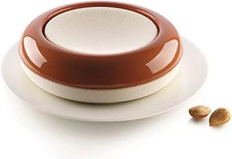 Silikomart Silikomart Silikon-Kuchenform-Set IO & TE, 3D-Design, Ø 210 mm, h 30-60 mm, Made in Italy