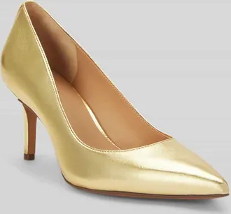 Lauren Ralph Lauren Pumps aus echtem Leder mit Logo-Detail