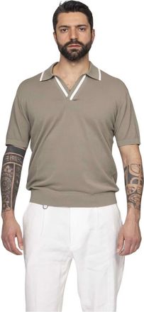 Paolo Pecora Homme, Pulls, Vert, Taille: M Polo In Cotone