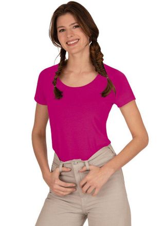 Trigema T-Shirt TRIGEMA Rundhalsshirt aus Viskose (1-tlg)