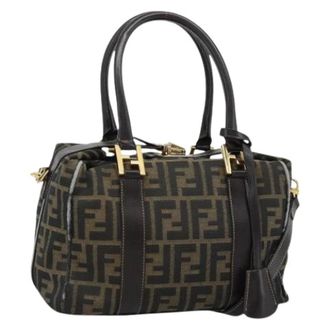 Fendi Sac &agrave; main Pre-owned Zucca Canvas - Femme - Pre-owned - Brun - Taille: ONE Size