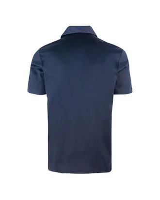 Paul & Shark Mens Polo Shirt Aqua Touch Blue Cotton T-shirts And Polos