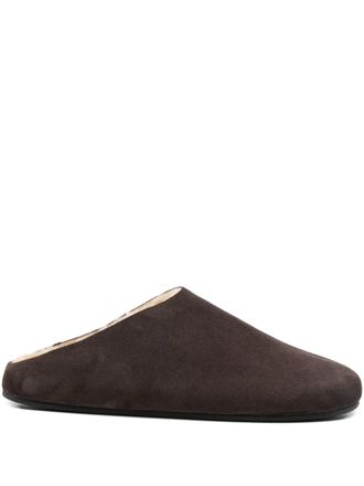 The Row mules Hudson - Marron