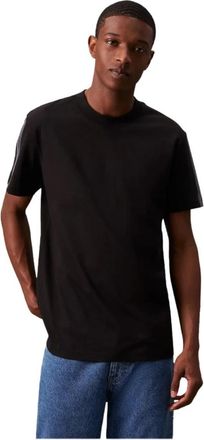 Calvin Klein Homme, Tops, Noir, Taille: XS TShirt slim fit print logo