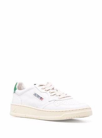 Autry Mens Sneakers Medalist Low White Leather Cow Trainers