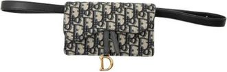 Dior Sac banane en toile Pre-owned - Femme - Pre-owned - Bleu - Taille: ONE Size