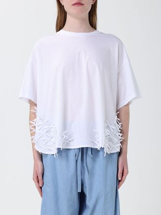 Meimeij T-Shirt Femme couleur Blanc