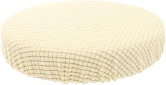 BESPORTBLE Housse de Tabouret Ronde Extensible,Housse de de Chaise,Housse de Chaise Lavable, de Bureau, de Bar,Housse de Coussin pour pivotante,Tabouret de bistr