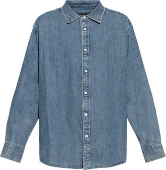 Rag & Bone Jeanshemd mit Knopfleiste - Blau