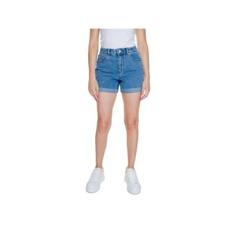 Vero Moda Vero Moda, Femme, Shorts, Bleu, Taille: 38 FR Denim Shorts Rolled Cuffs