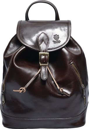 Anna Luchini Kastanienbraun Rindsledertasche