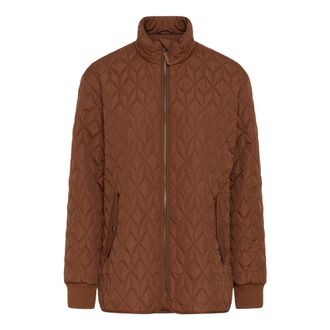 Kaffe Veste longue matelass&eacute;e - Femme - Vestes - Brun - Taille: 44 FR